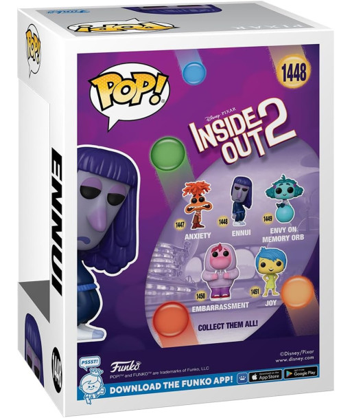 Figura Funko Pop Ennui 1448 - Disney Inside Out 2 - La Nueva Emoción ...